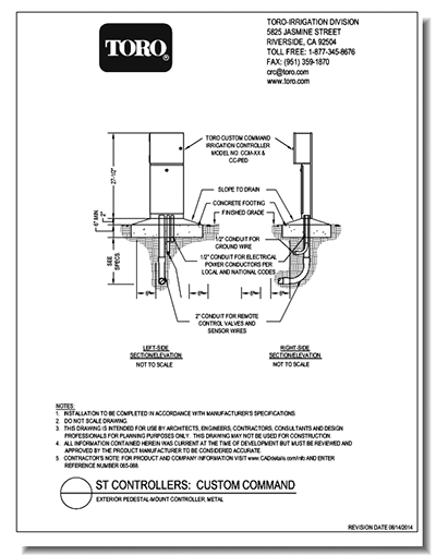 Toro Specifier - Controllers
