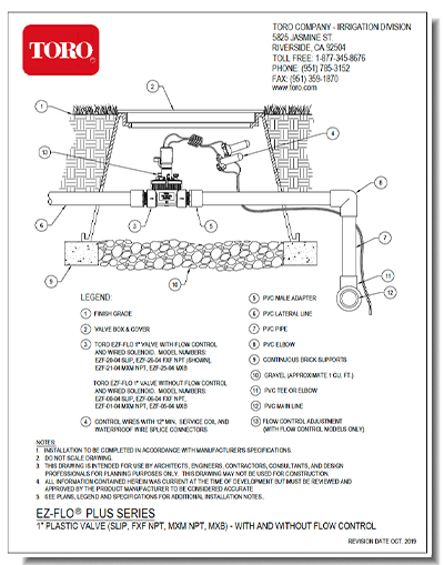 Toro Specifier - Valves